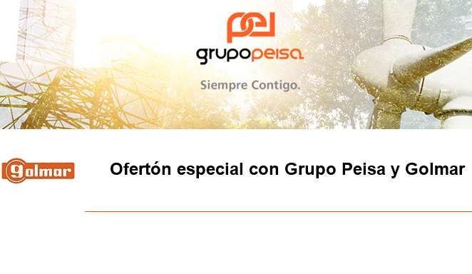 Ofertón especial con Grupo Peisa y Golmar - APEME